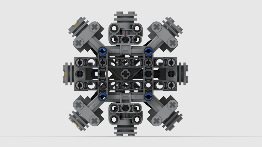 LEGO MOC 8 Cylinder Radial Engine by Joebot360 | Rebrickable - Build ...