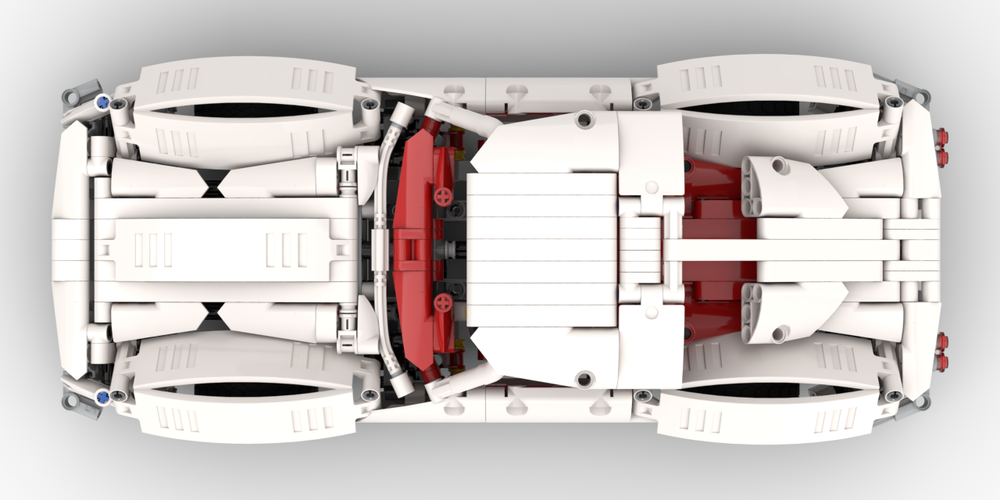 LEGO MOC Corvette C2 1963 - White by GeyserBricks | Rebrickable - Build ...