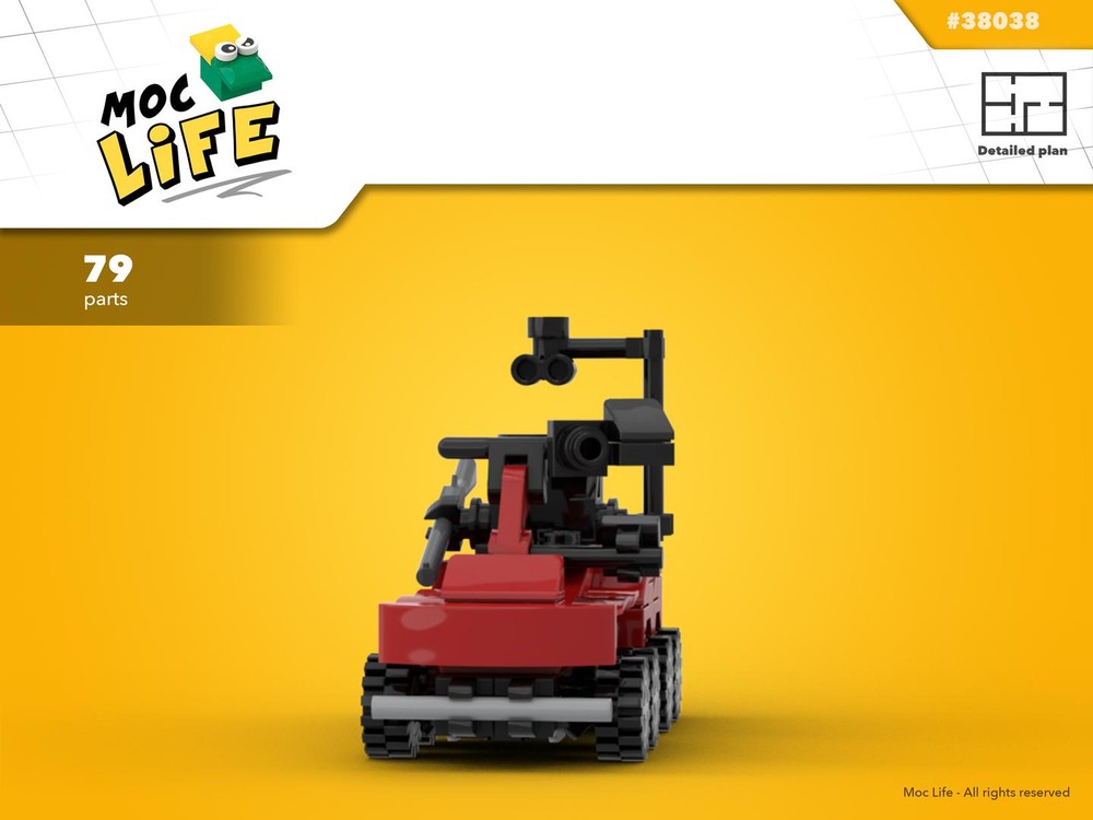Lego Moc Top Gear 8 Wheels Chair By Moclife Rebrickable Build With Lego