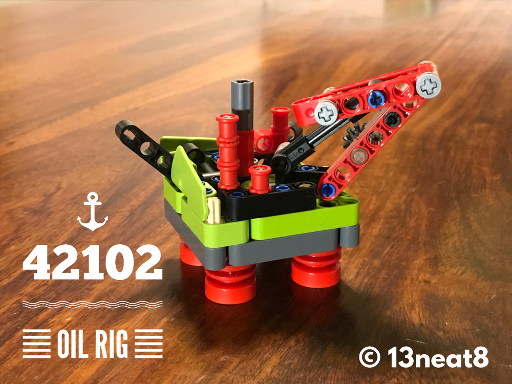 LEGO MOC 42102 Oil Rig by 13neat8 | Rebrickable - Build with LEGO
