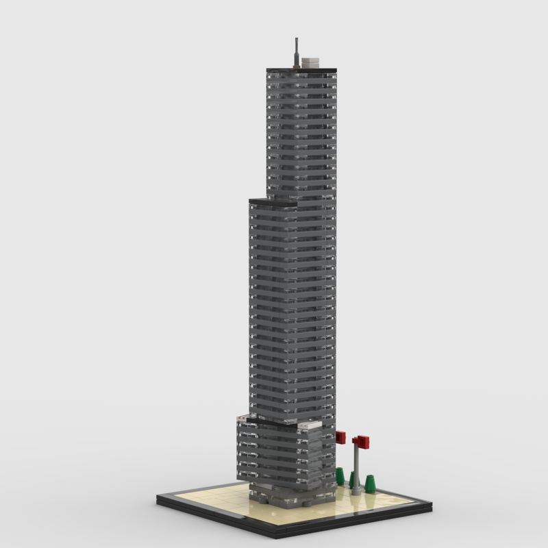 LEGO MOC Cologne Tower at 1/650th scale by FunnyTacoBunny | Rebrickable ...