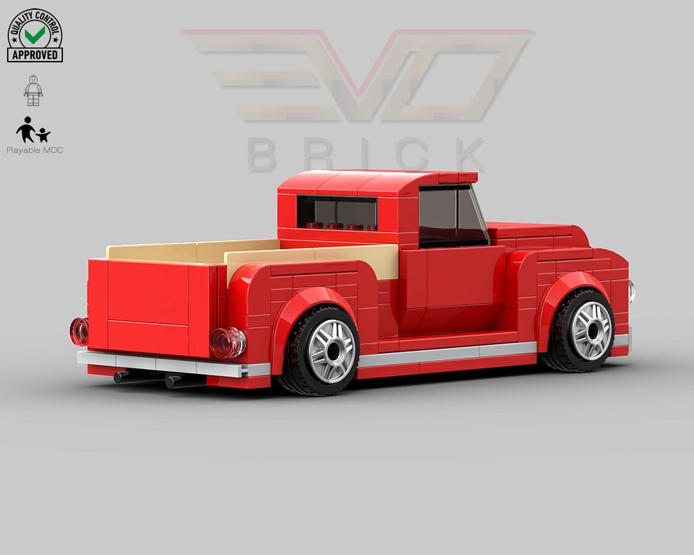 LEGO MOC Ford F100 1953 Red by evobrick | Rebrickable - Build with LEGO