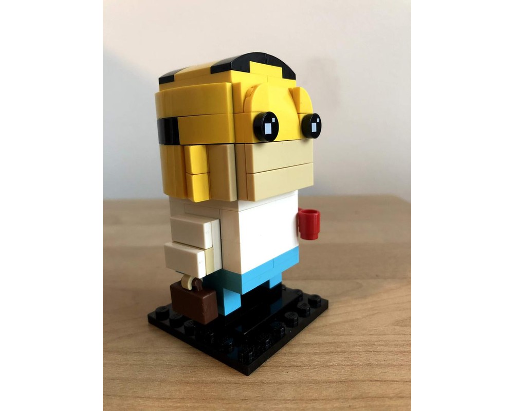 LEGO MOC Homer Simpson by Andry94 | Rebrickable - Build with LEGO