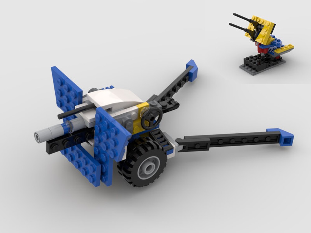 Lego Moc 31087 Howitzer And Aa Gun By Klintisztvud Rebrickable