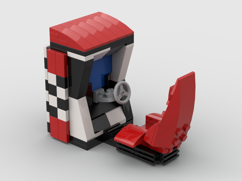 Lego Moc Race Arcade Game By Buildmaster Rebrickable Build With Lego