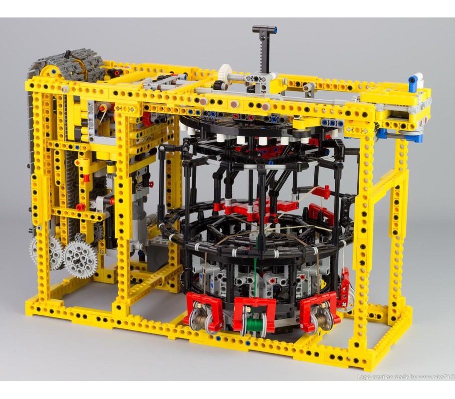 LEGO MOC Kumihimo Braiding Machine by Nico71 | Rebrickable - Build with ...