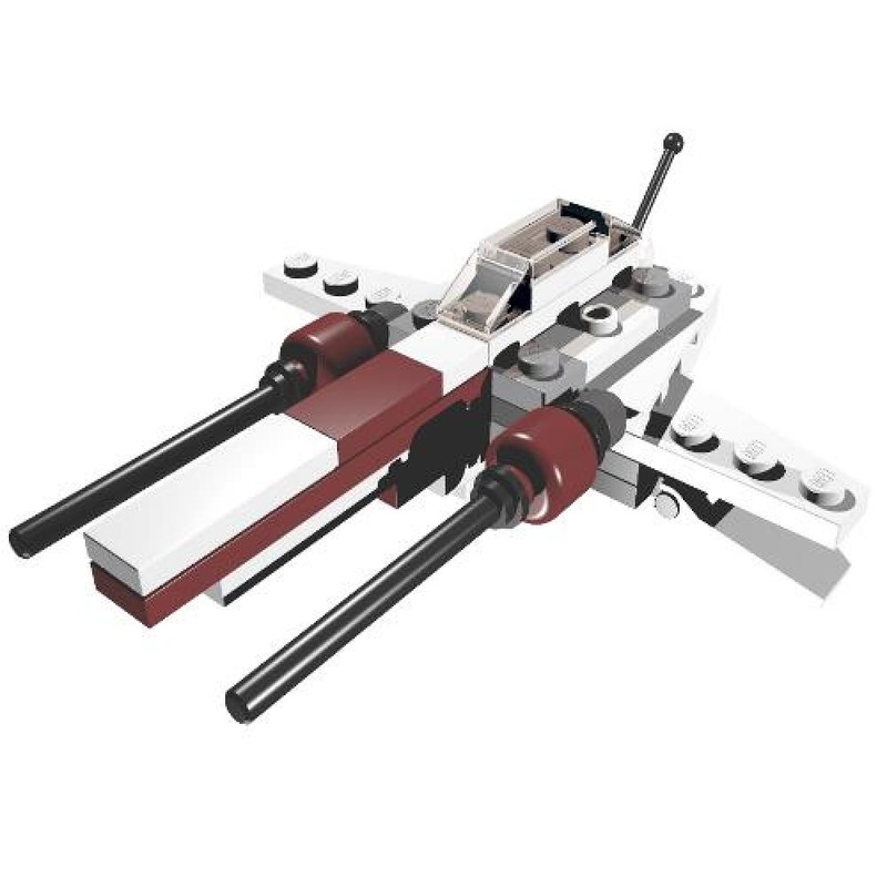 LEGO MOC-3809 30247 Harpoon fighter by Berth | Rebrickable - Build with ...