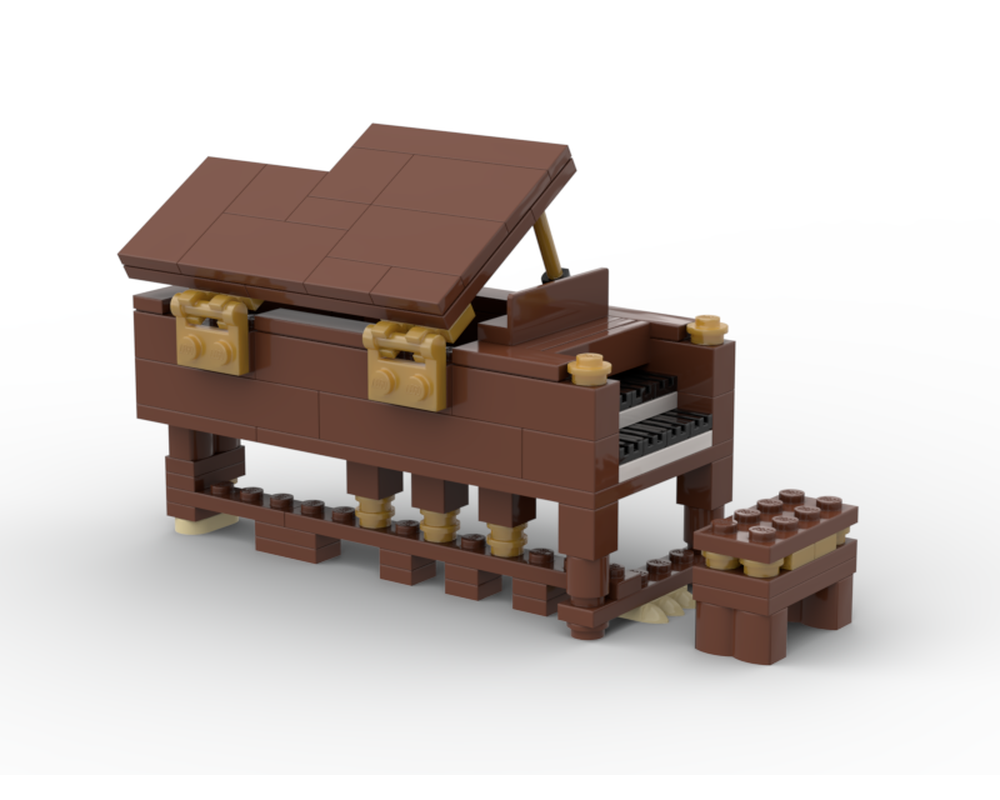LEGO MOC Harpsichord by Asher_Koh | Rebrickable - Build with LEGO