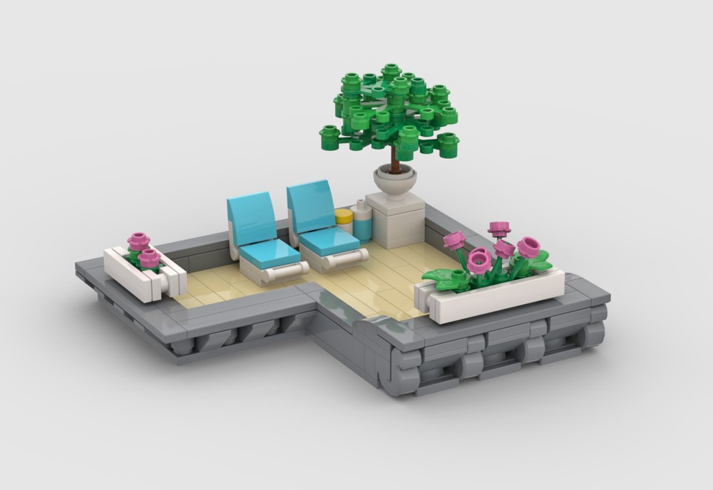 LEGO MOC Rooftop Garden for Detective's Office by PleaseYesPlease ...