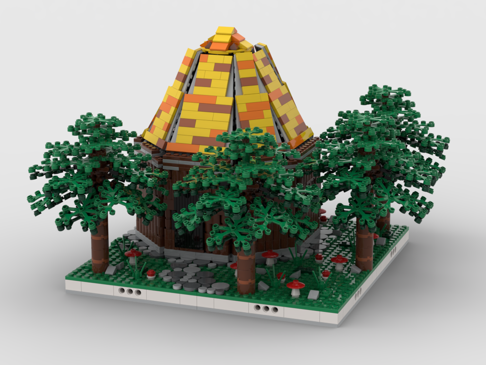 LEGO MOC Hut in the Woods by gabizon | Rebrickable - Build with LEGO