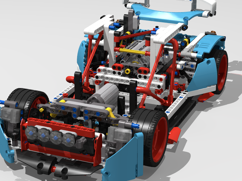 LEGO MOC 42077 2WD 2*L by easyfly | Rebrickable - Build with LEGO