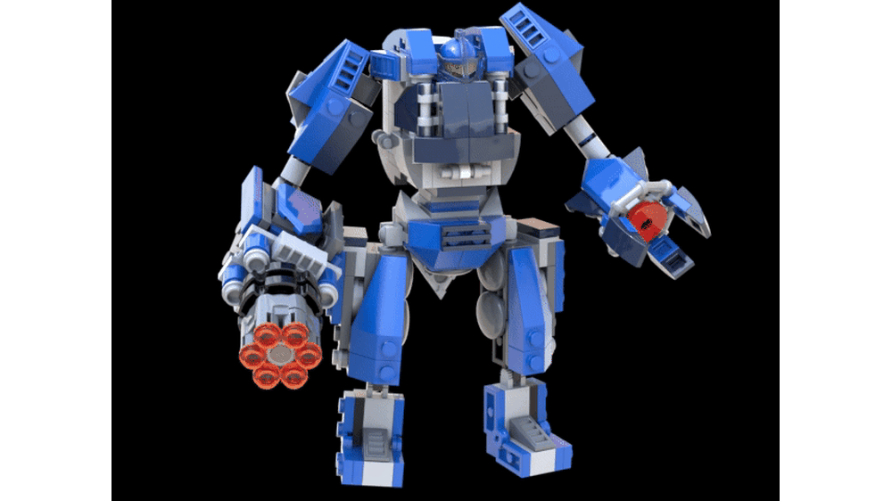 LEGO MOC Fortrex Mech by beezysmeezy | Rebrickable - Build with LEGO