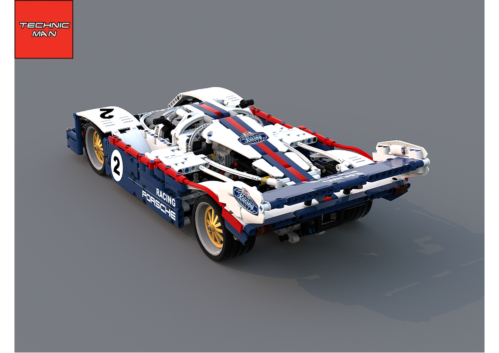LEGO MOC Porsche 956 by Technic_Man_97 | Rebrickable - Build with LEGO