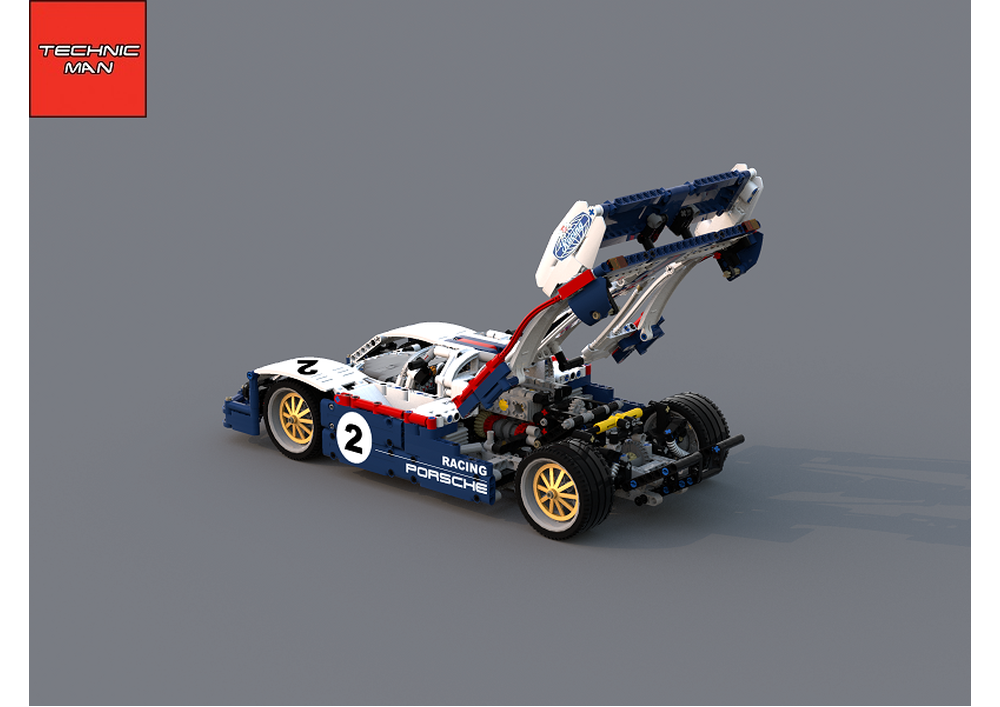 LEGO MOC Porsche 956 by Technic_Man_97 | Rebrickable - Build with LEGO
