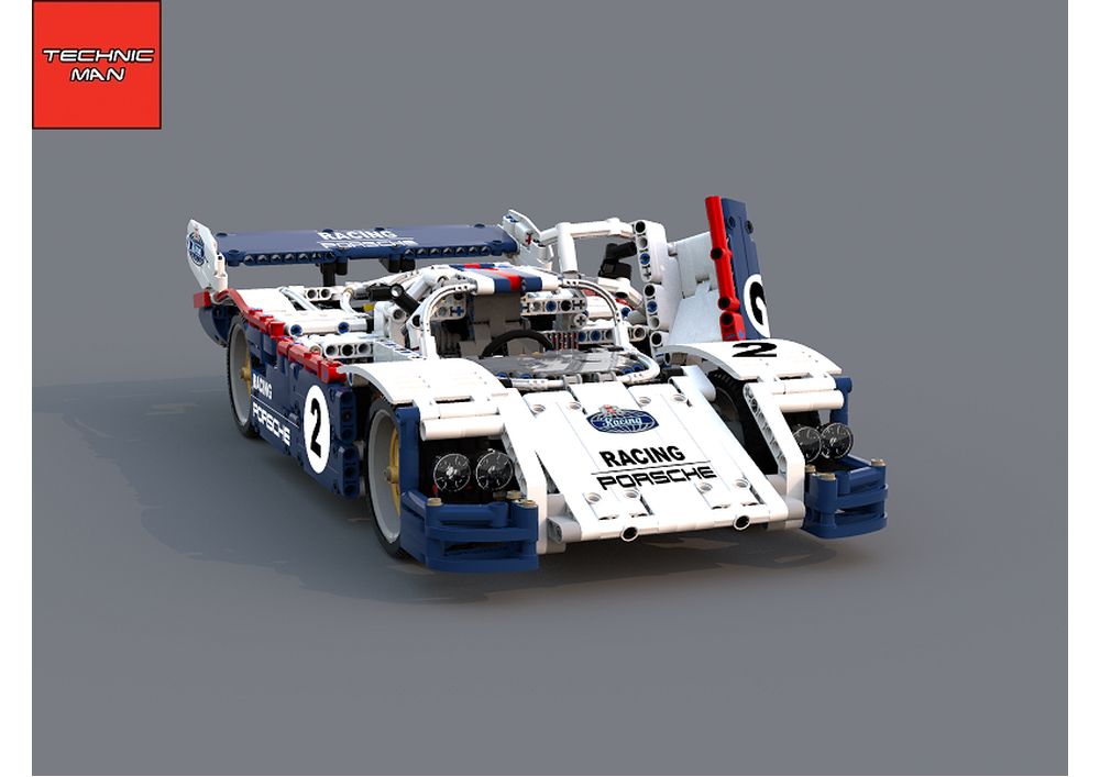 LEGO MOC Porsche 956 by Technic_Man_97 | Rebrickable - Build with LEGO