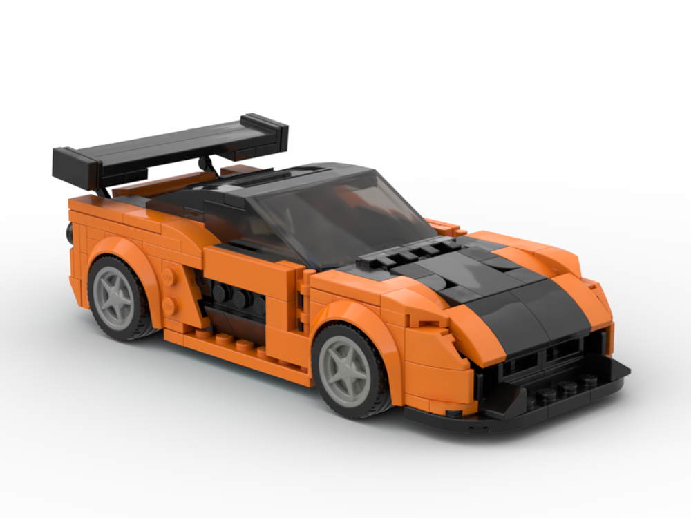 LEGO MOC Han's Mazda RX7 by TheBoostedBrick | Rebrickable - Build with LEGO