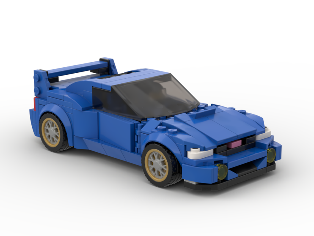 LEGO MOC Subaru 22b STi by TheBoostedBrick | Rebrickable - Build with LEGO