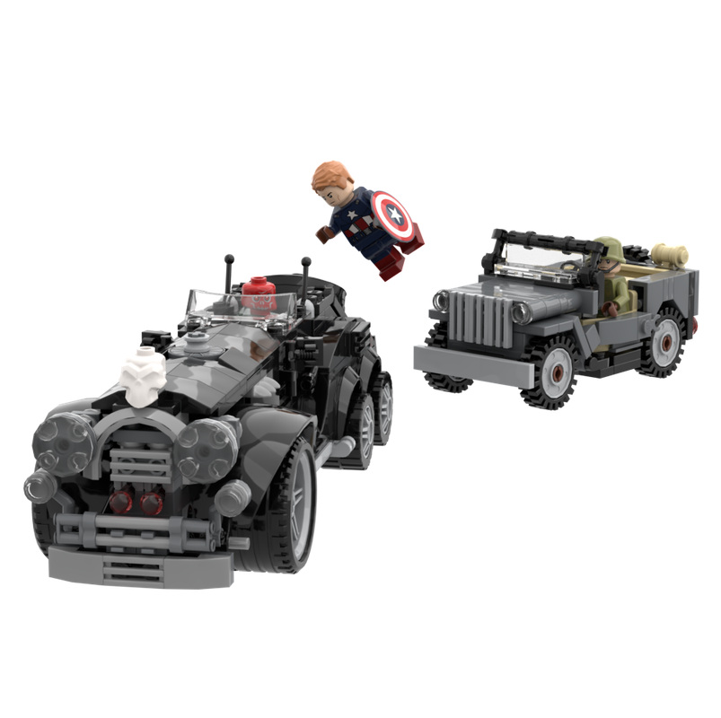 LEGO MOC Red Skull HYDRA Coupe from Captain America: The First Avenger ...