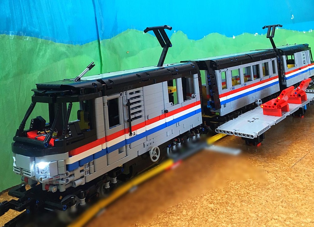 LEGO MOC Technic train by Target86 | Rebrickable - Build with LEGO