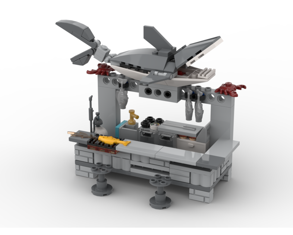 LEGO MOC Seafood Shack by Asher_Koh | Rebrickable - Build with LEGO