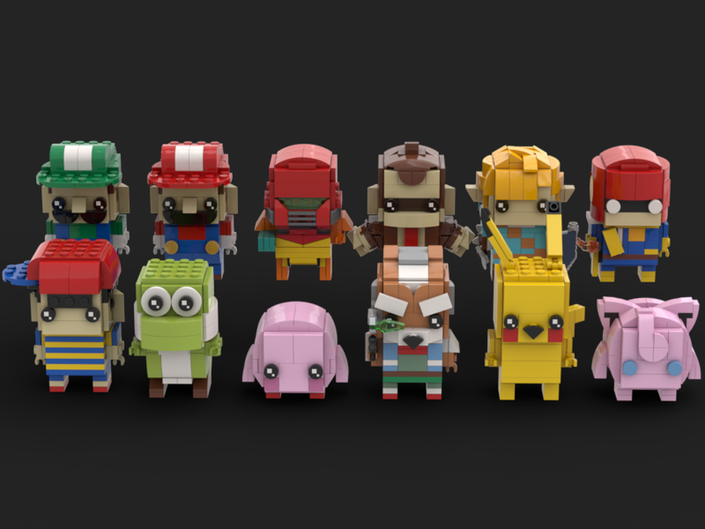 LEGO MOC Super Smash Bros 64 Brickheadz by IG-xy.rad | Rebrickable ...