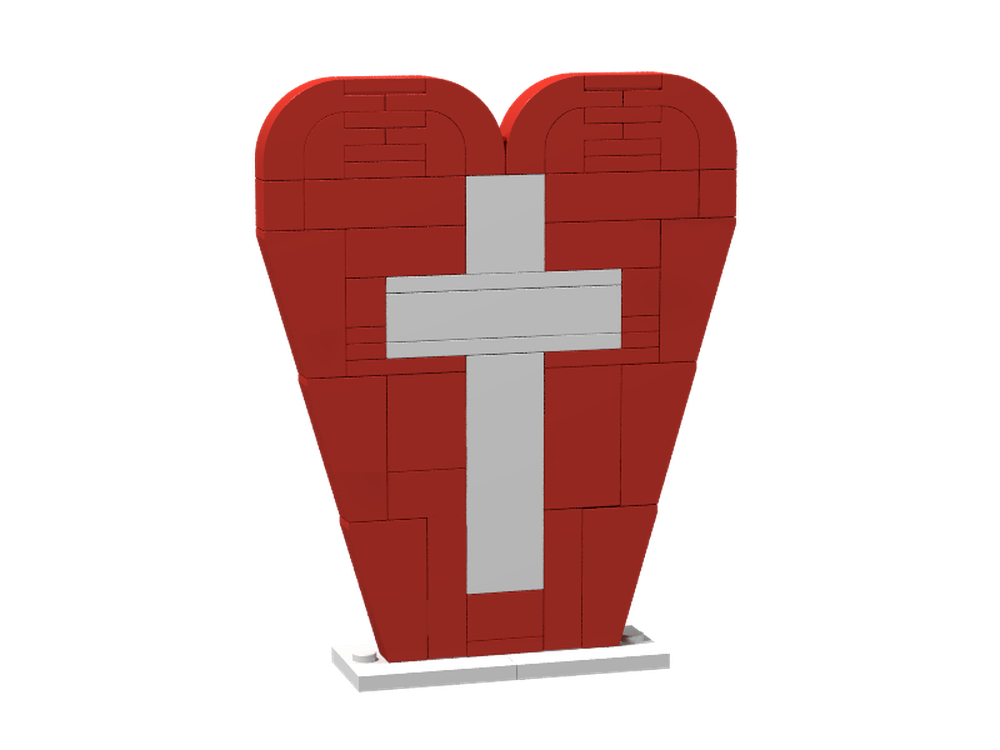 LEGO MOC JESUS in my heart by deconsnowman | Rebrickable - Build with LEGO