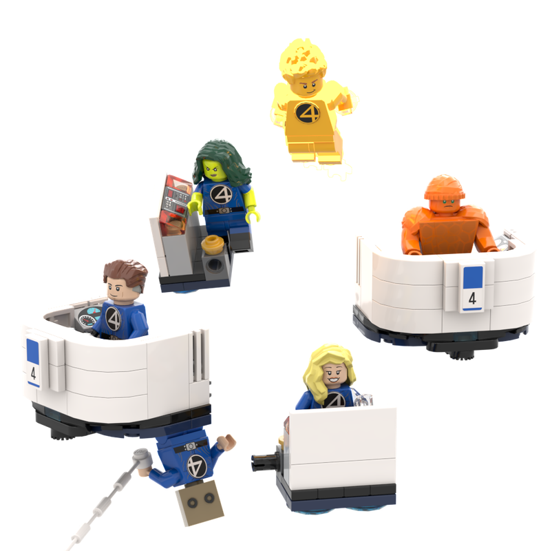 LEGO MOC Fantastic Four Fantasticar from Marvel Comics by Dream Build ...