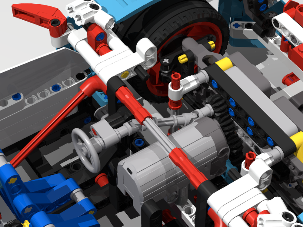 LEGO MOC 42077 2WD2L with steering wheel by easyfly | Rebrickable ...