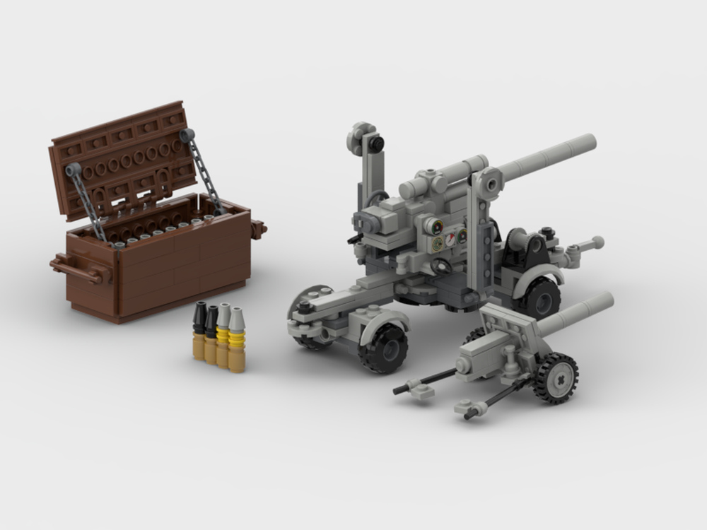LEGO MOC 2° World War MOC Series - Flak 88 Tank-Destroyer Gun and Pak ...