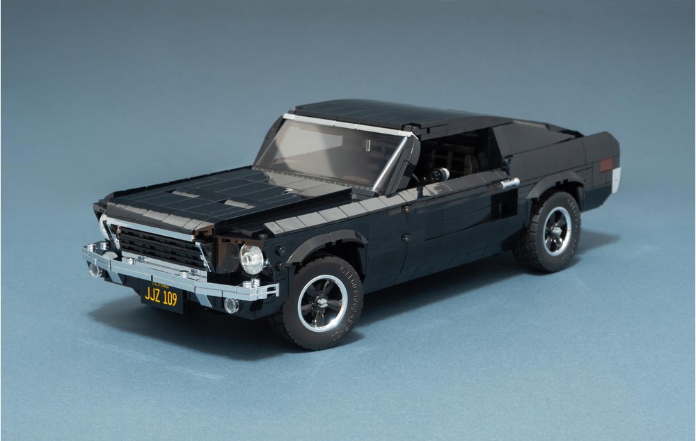 LEGO MOC Ford Mustang 1968 BULLITT in Black by NikolayFX | Rebrickable ...