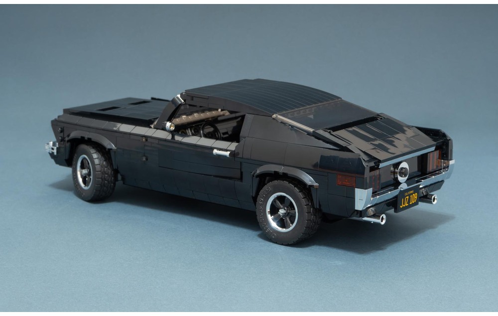 LEGO MOC Ford Mustang 1968 BULLITT in Black by NikolayFX | Rebrickable ...