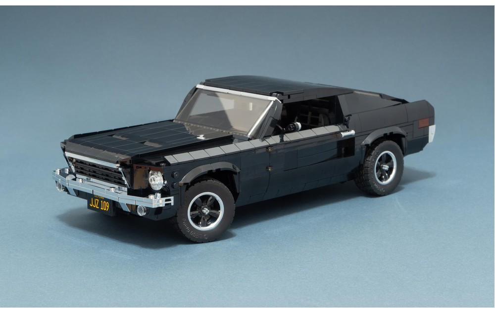 LEGO MOC Ford Mustang 1968 BULLITT in Black by NikolayFX | Rebrickable ...