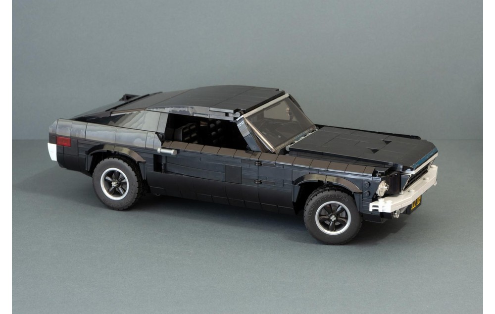 LEGO MOC Ford Mustang 1968 BULLITT in Black by NikolayFX | Rebrickable ...