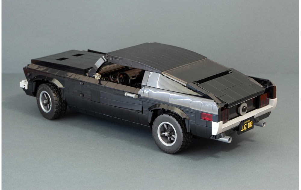 LEGO MOC Ford Mustang 1968 BULLITT in Black by NikolayFX | Rebrickable ...
