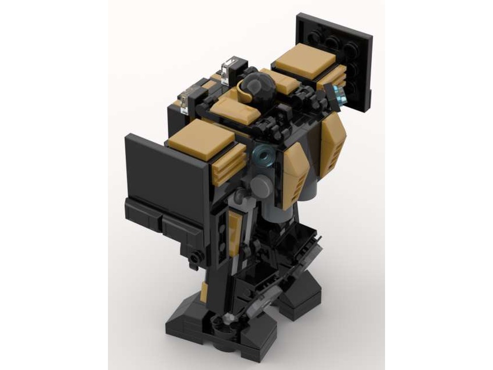 LEGO MOC Battle Mech Suit (Gold Edition) by meregt | Rebrickable ...