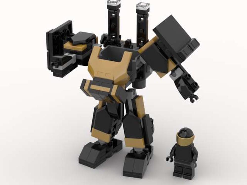 LEGO MOC Battle Mech Suit (Gold Edition) by meregt | Rebrickable ...