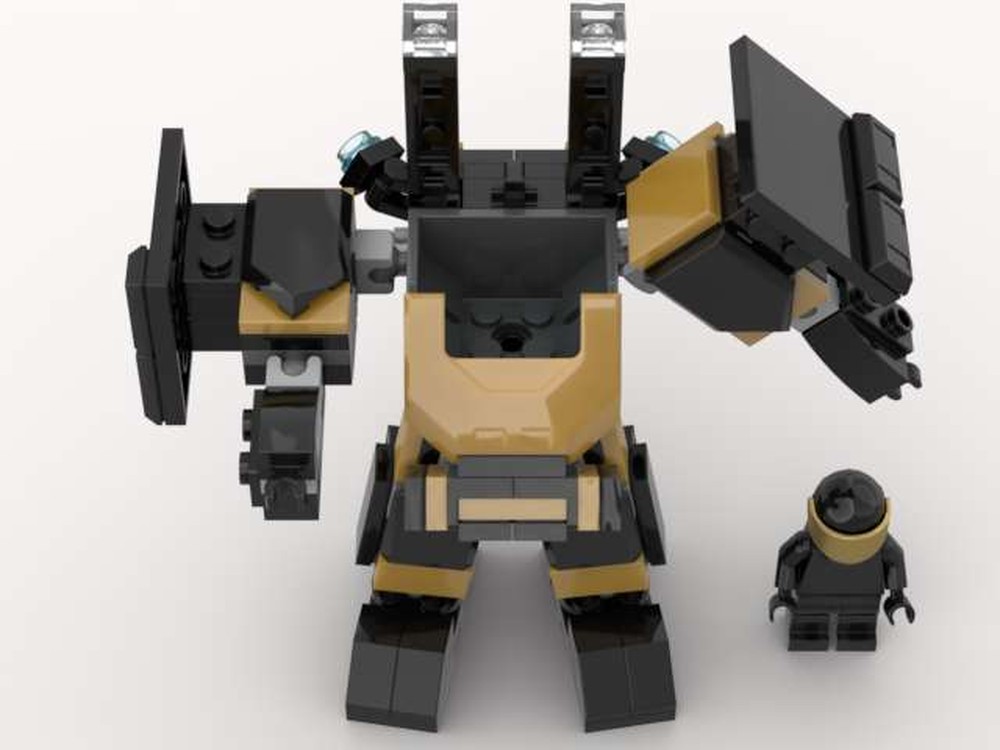 LEGO MOC Battle Mech Suit (Gold Edition) by meregt | Rebrickable ...