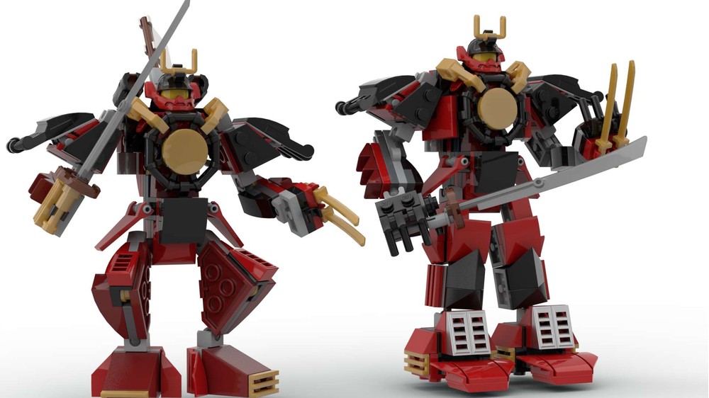 LEGO MOC Samurai Mech Mod by beezysmeezy | Rebrickable - Build with LEGO