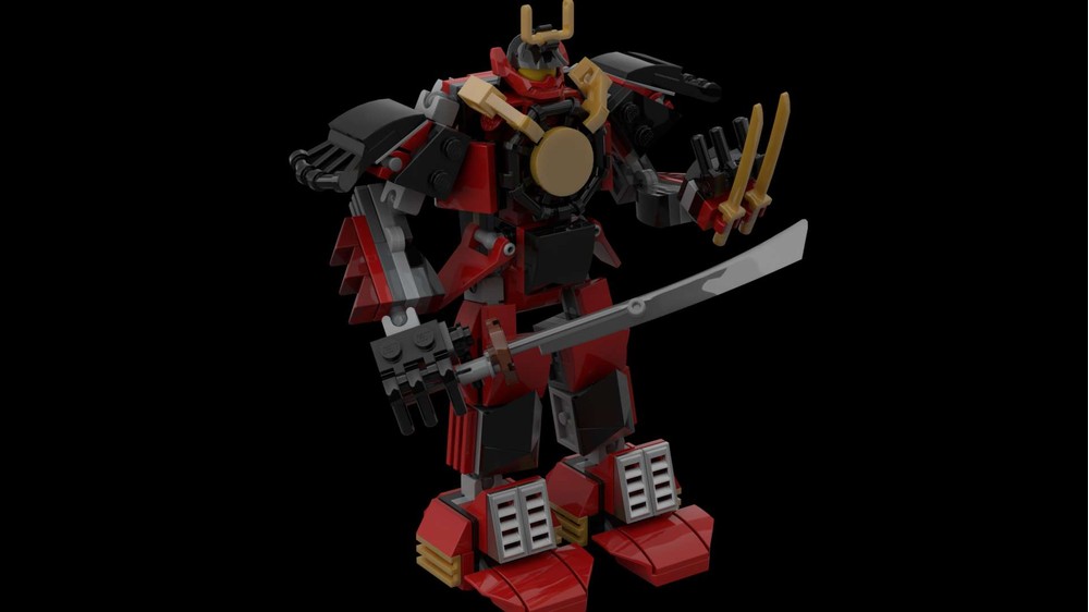 LEGO MOC Samurai Mech Mod by beezysmeezy | Rebrickable - Build with LEGO
