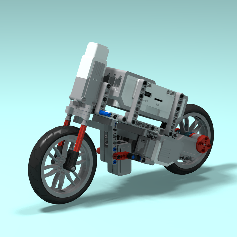 LEGO MOC EV3 Motorbike (PID Controller) by Artem 16 | Rebrickable ...