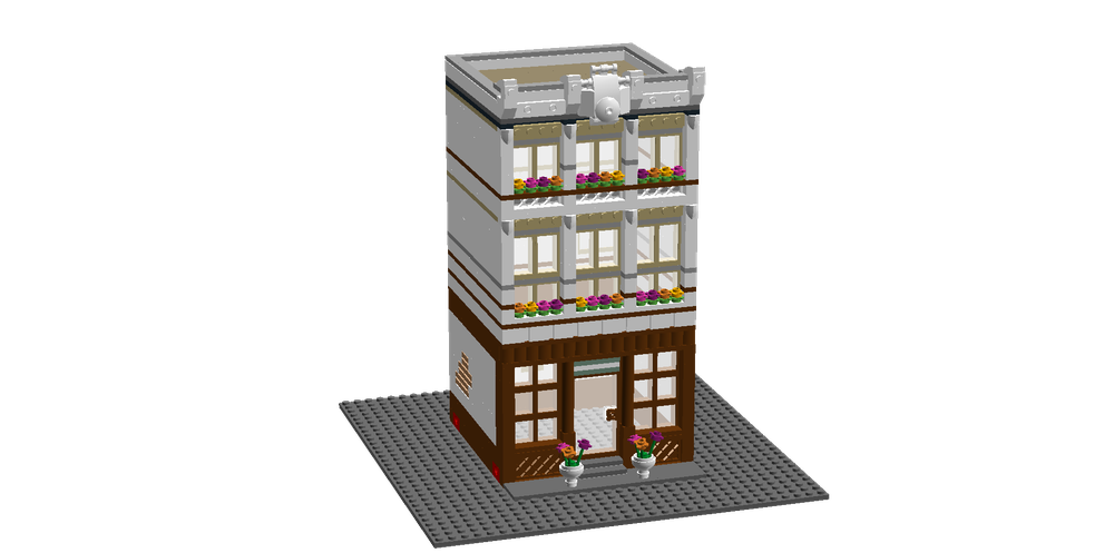 LEGO MOC Modular Building by RJARR | Rebrickable - Build with LEGO