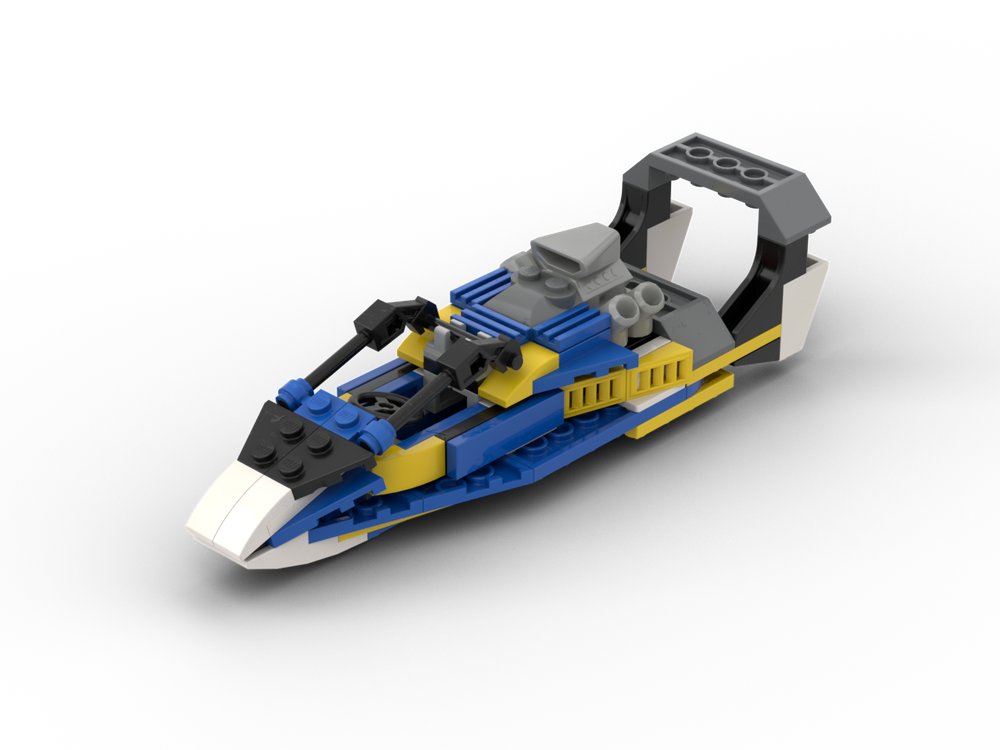 Lego Moc Speed Boat By Stimpi Rebrickable Build With Lego
