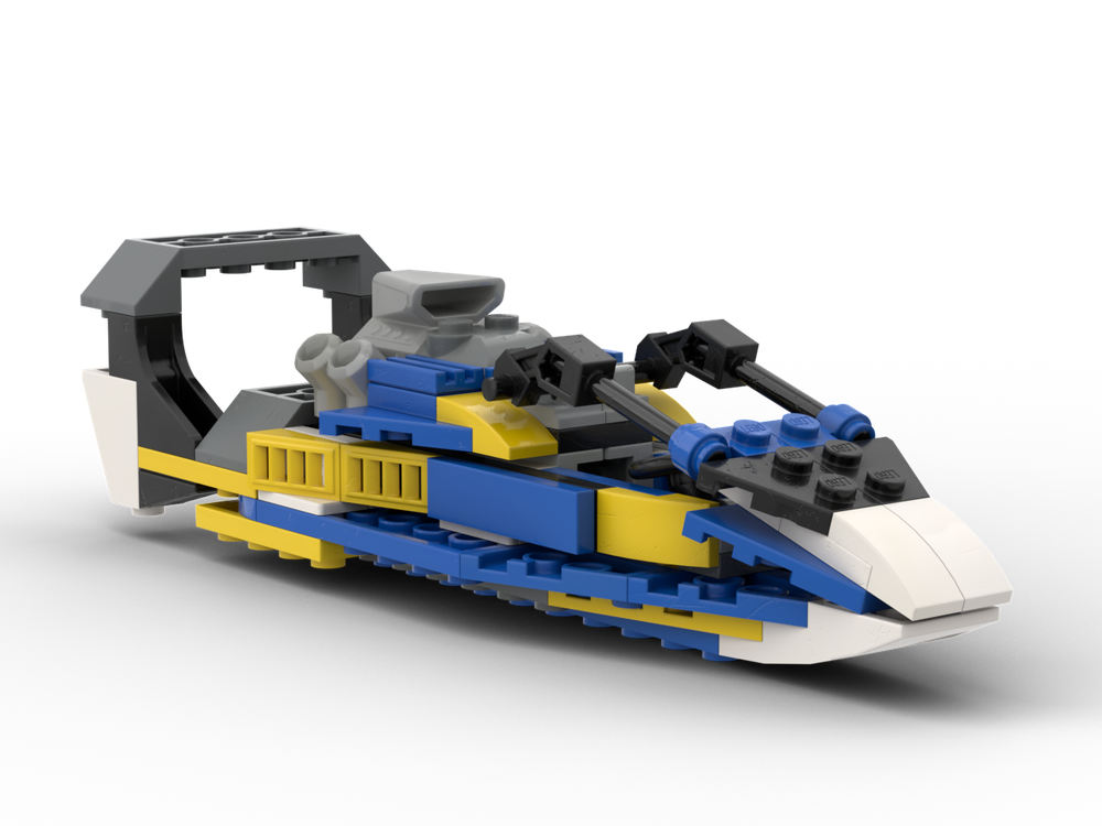 LEGO MOC Speed Boat by Stimpi | Rebrickable - Build with LEGO