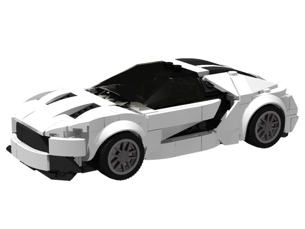 LEGO MOC Mustang GT Mid Engined by deconsnowman | Rebrickable - Build ...