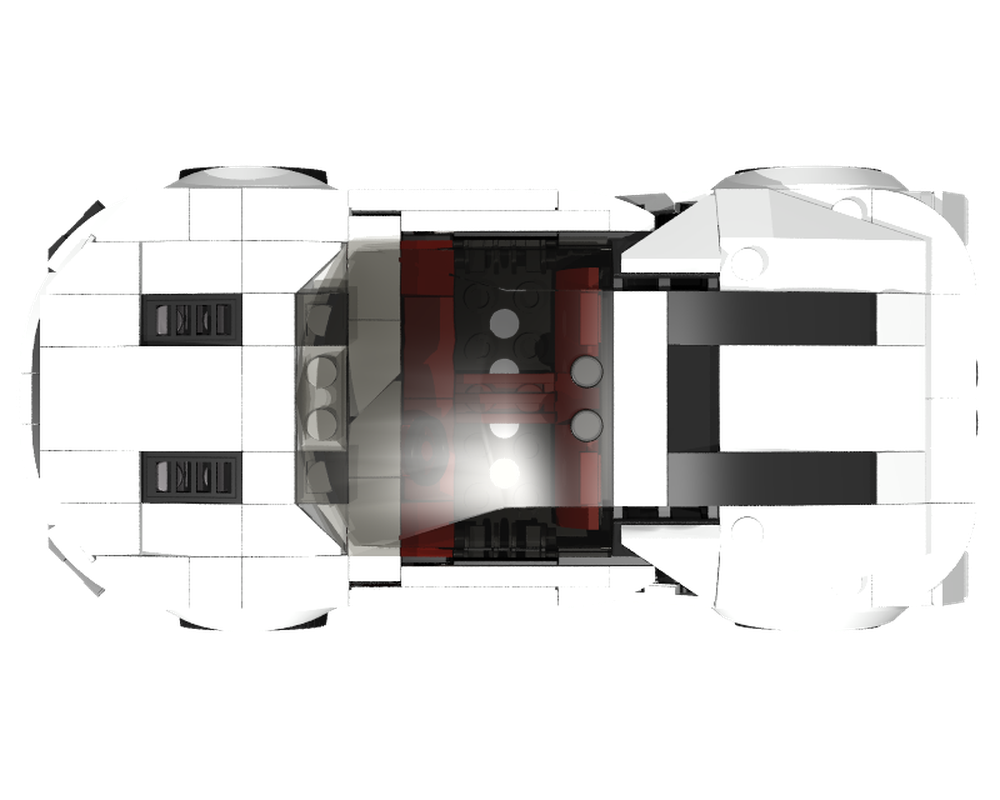 LEGO MOC Mustang GT Mid Engined by deconsnowman | Rebrickable - Build ...