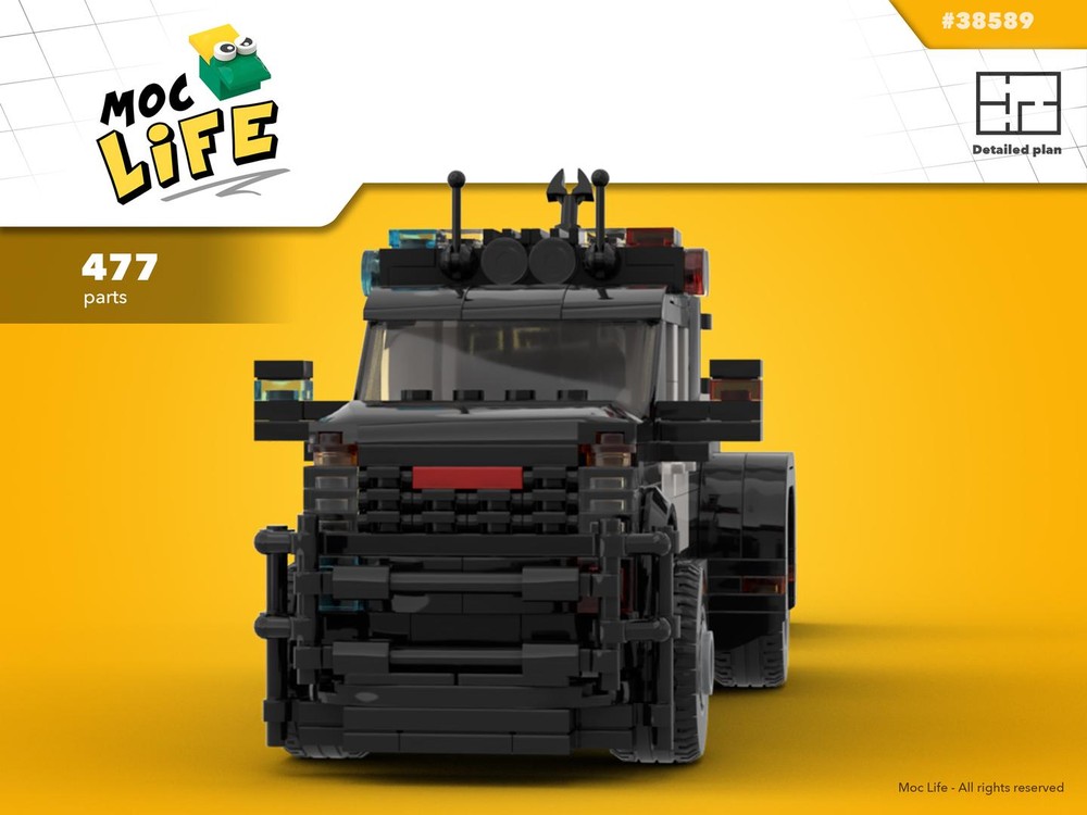 Lego Moc Mobile Hospital By Moclife Rebrickable Build With Lego