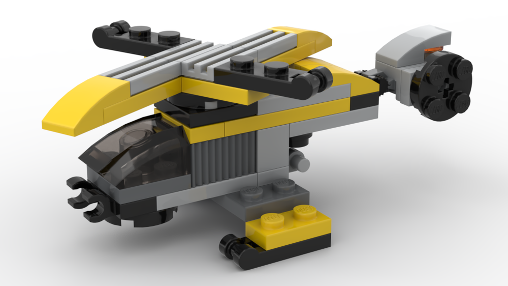LEGO MOC 31014 Helicopter by Dujk | Rebrickable - Build with LEGO