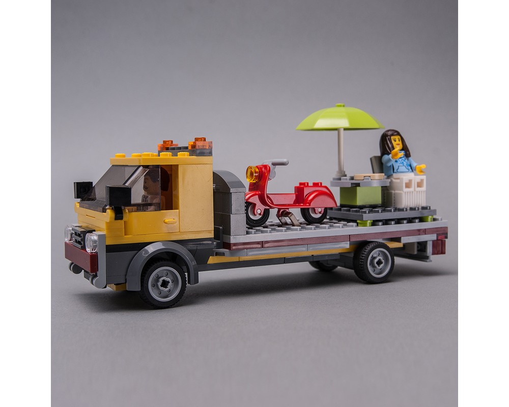 LEGO MOC-38613 60150 Flatbed Truck (Town > City 2020) | Rebrickable ...