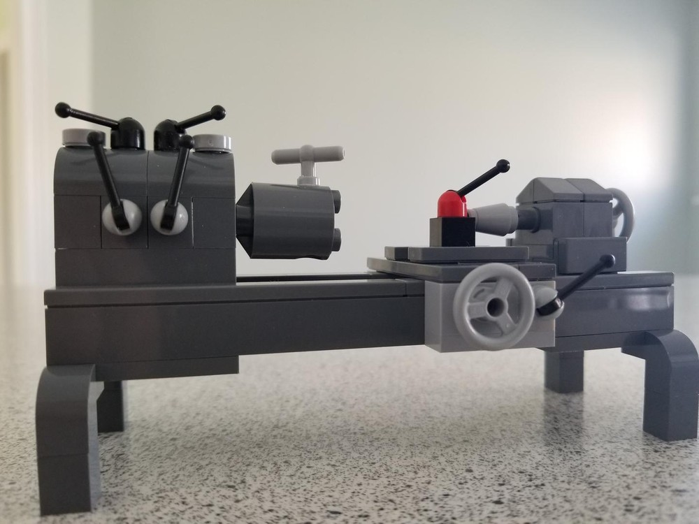 Lego Moc Lathe By Schor Rebrickable Build With Lego