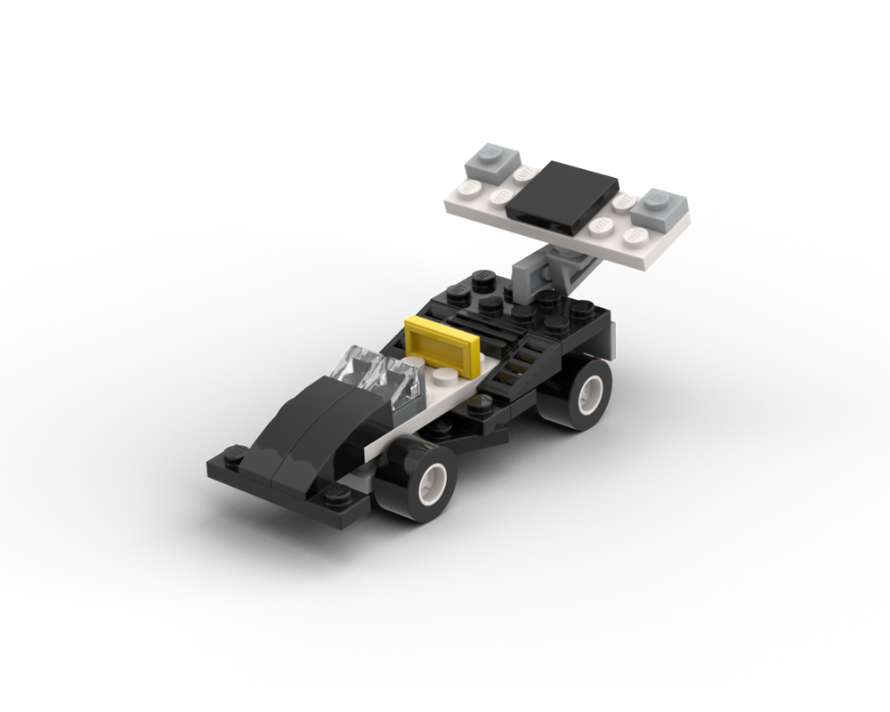 LEGO MOC 30183 Steerable F1 Race Car v1 (2013 study) by plastic.ati ...